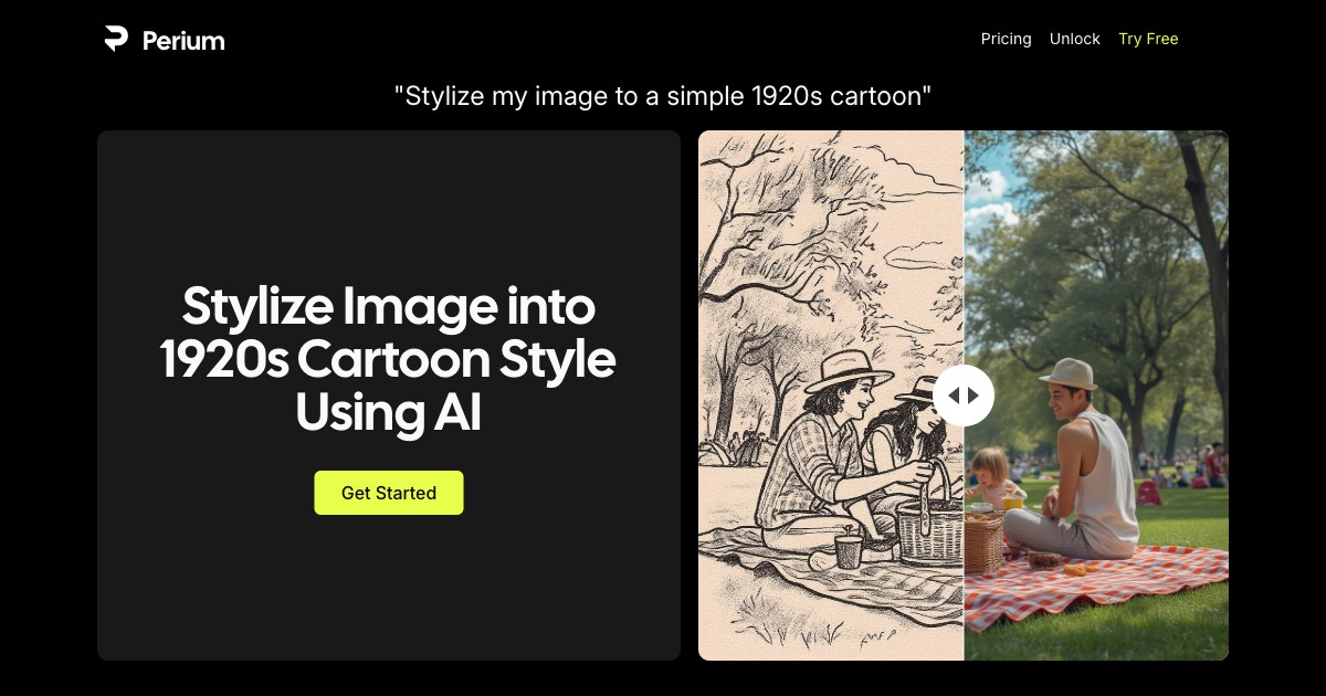 Stylize Image into 1920s Cartoon Style Using AI