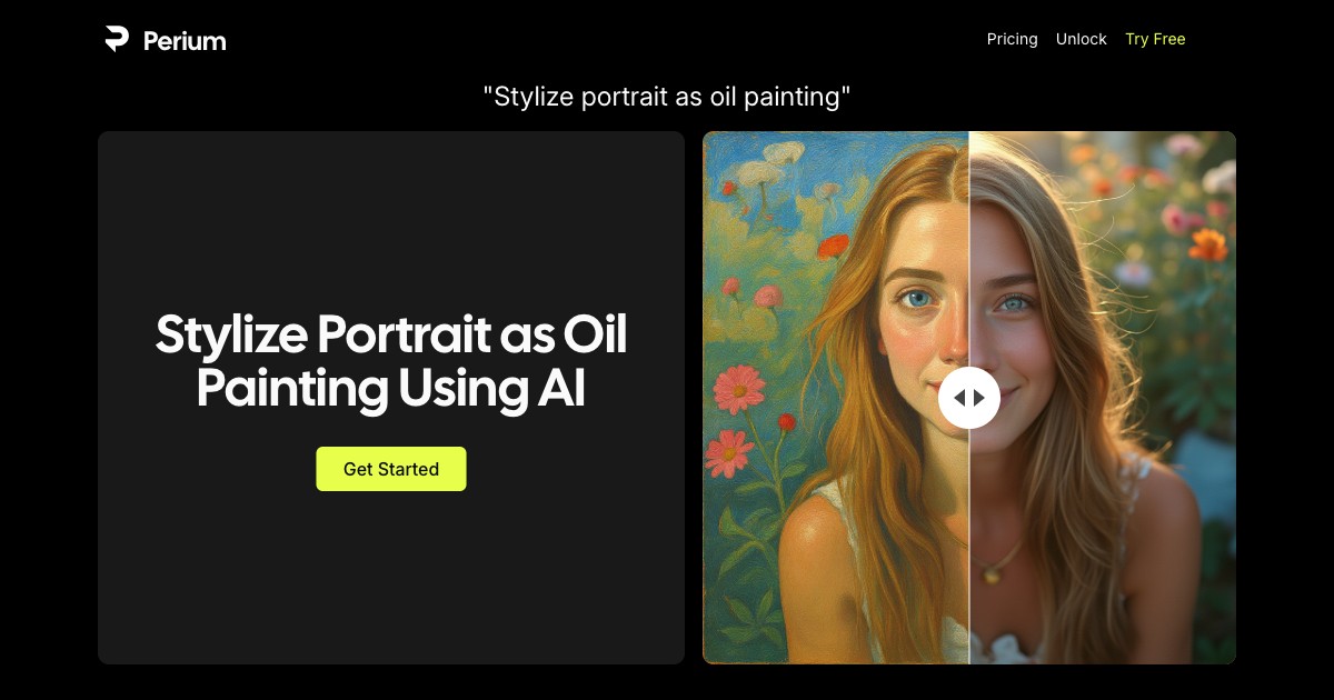 Stylize Portrait as Oil Painting Using AI