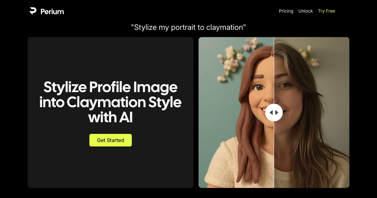 Stylize Profile Image into Claymation Style with AI